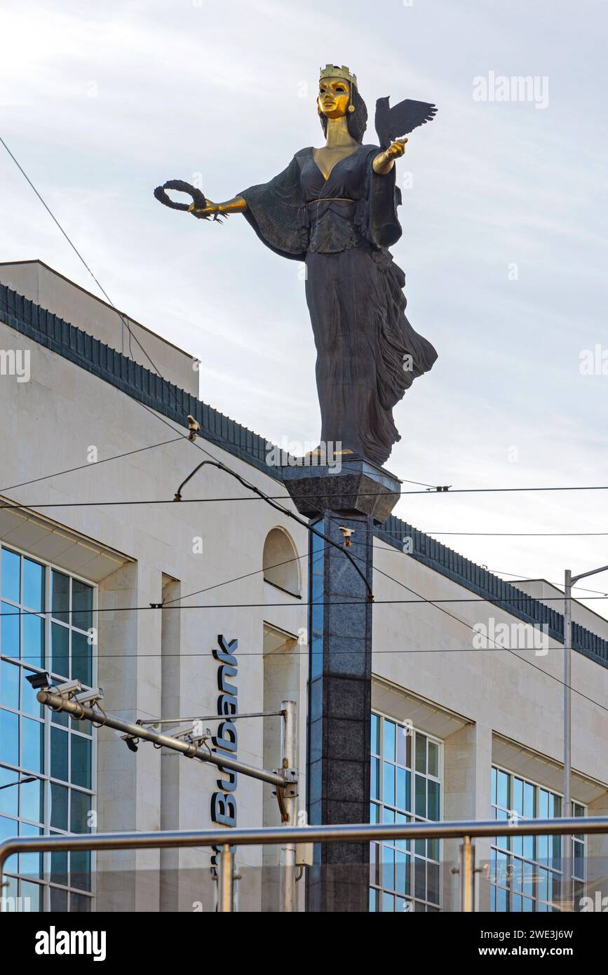 Sofia, Bulgaria - October 16, 2023: Statue of Saint Sofia Monument in ...