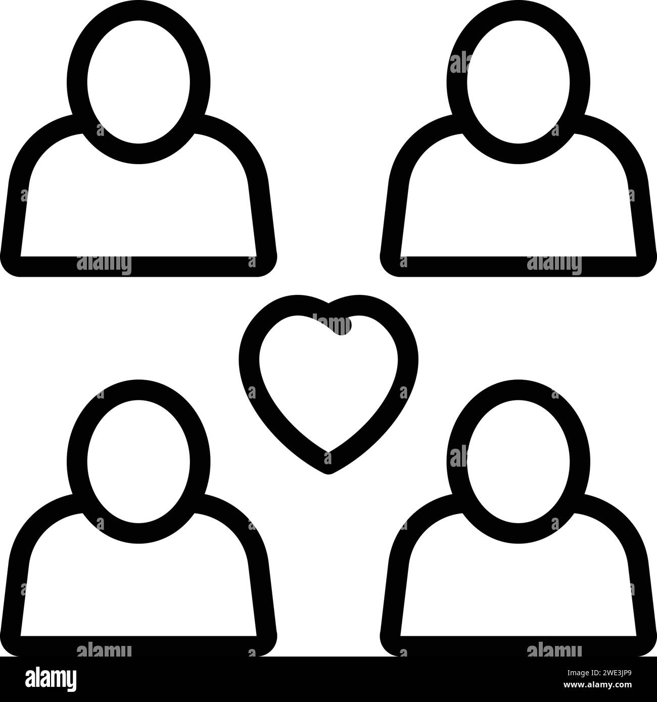 Icon for relationship ,couple Stock Vector Image & Art - Alamy