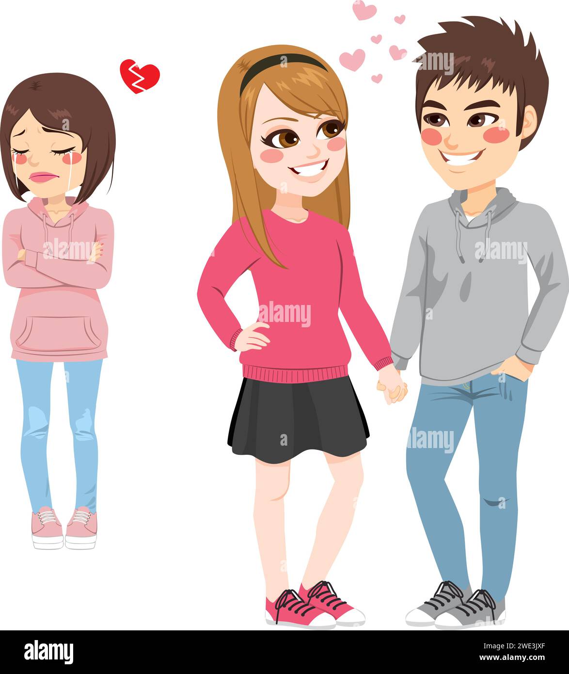 Sad Crying Girl And Boy Images