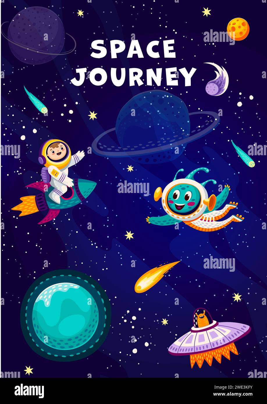 Galactic travel Stock Vector Images - Alamy