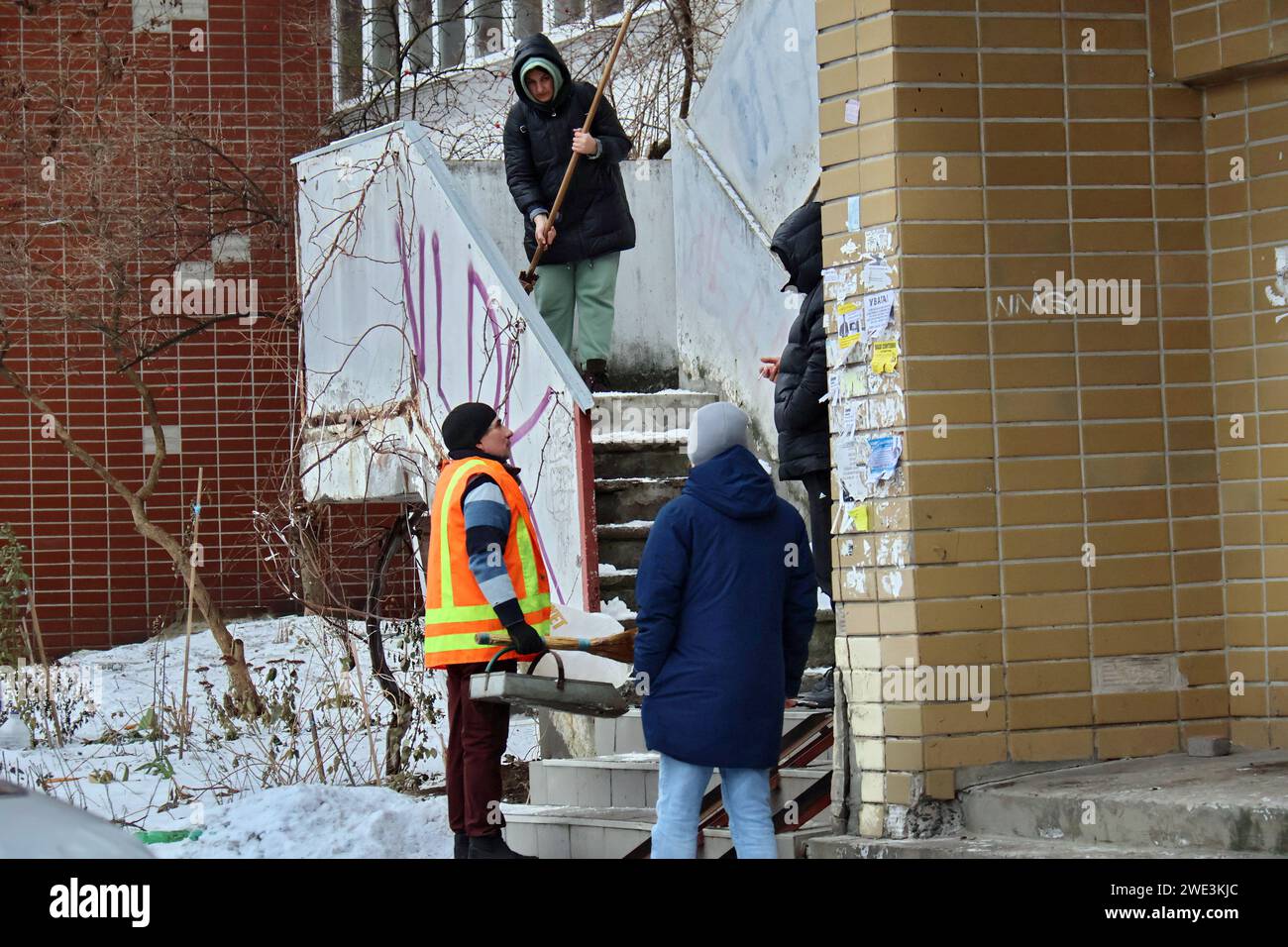 Kyiv, Ukraine. 23rd Jan, 2024. KYIV, UKRAINE - JANUARY 23, 2024 ...