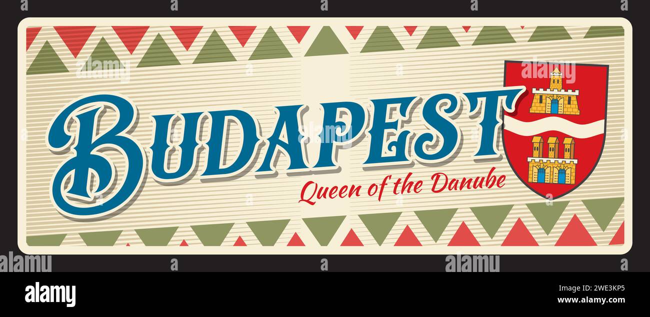 Budapest plaque Stock Vector Images - Alamy