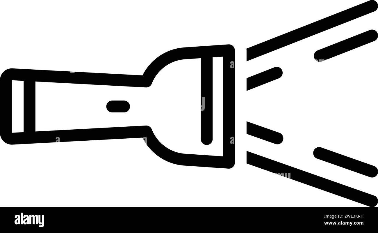 Flash torch Black and White Stock Photos & Images - Alamy