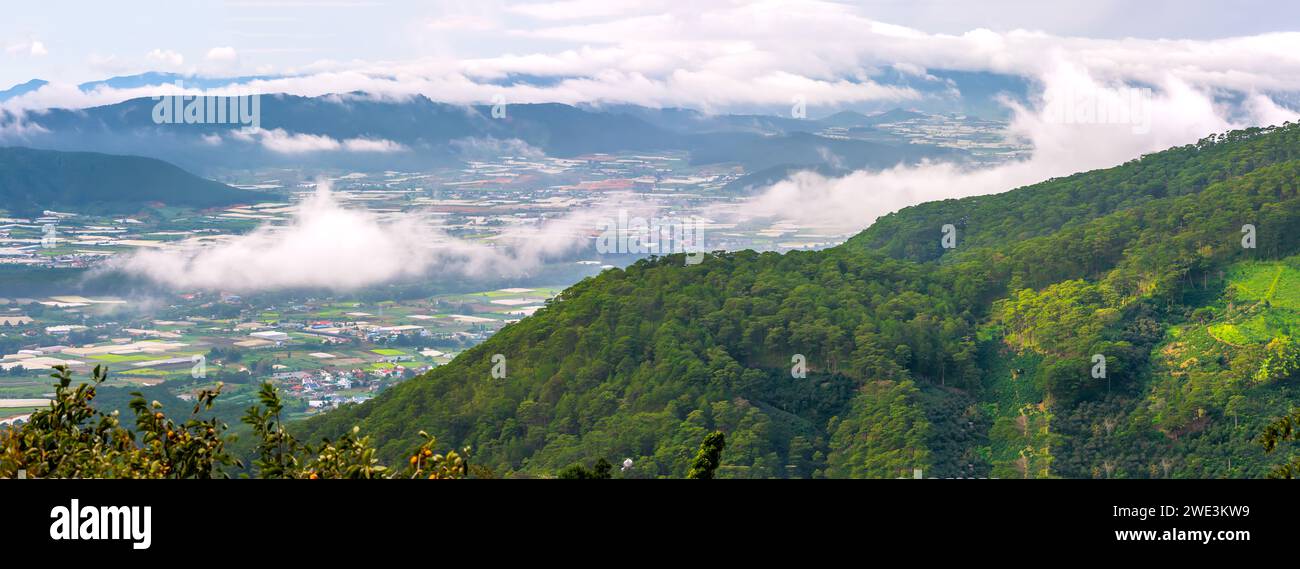 Dran pass seen from above is beautiful and majestic. This is the most ...