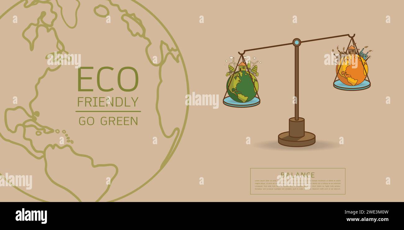 The different of Environmentally landscape factory and forest ,green ...