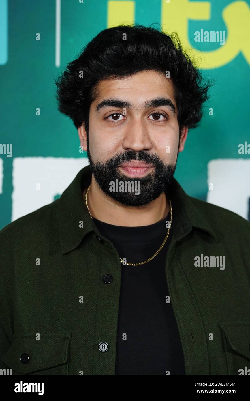 Maanuv Thiara during a photocall for Trigger Point at the Ugly Duck in ...