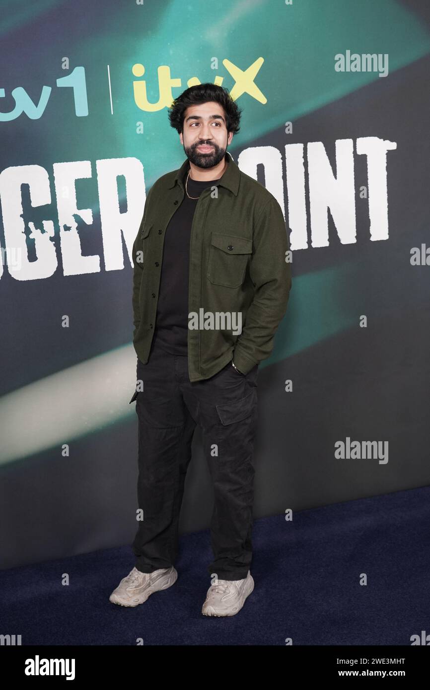 Maanuv Thiara during a photocall for Trigger Point at the Ugly Duck in ...