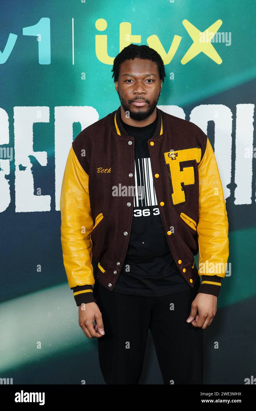 Eric Shango during a photocall for Trigger Point at the Ugly Duck in ...