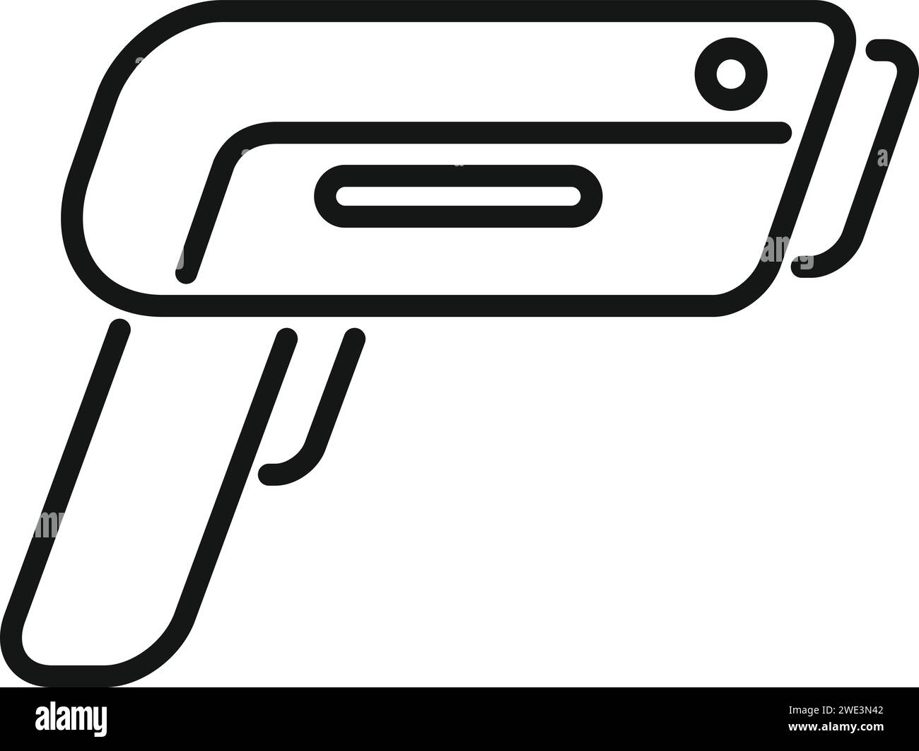 Bar code scanner icon outline vector. Scan smart check. Check ticket ...