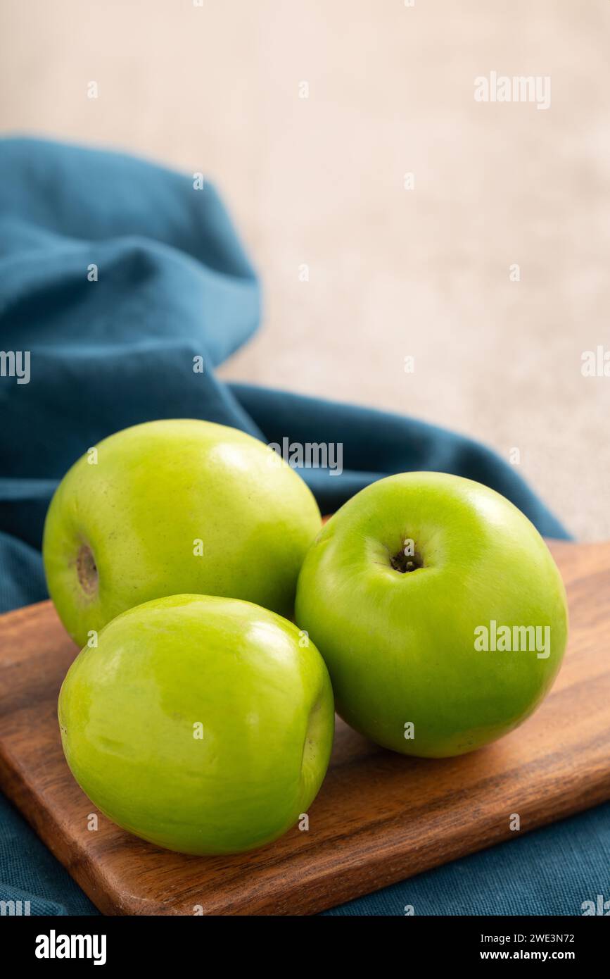 Fresh juicy delicious Taiwanese Milk Indian Jujube fruit in a basket on ...