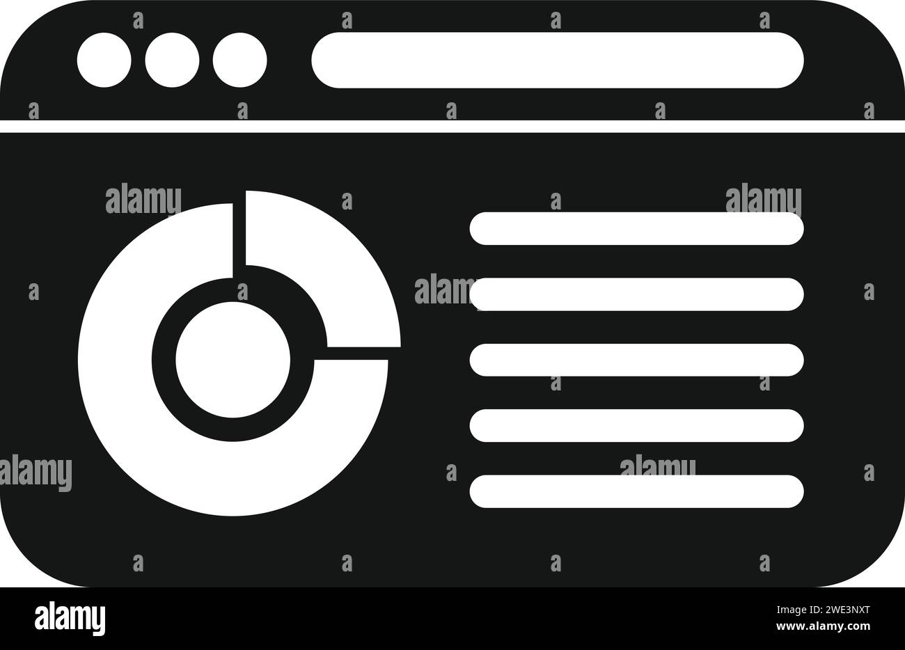 Website rank data icon simple vector. Seo engine. Online evolution ...