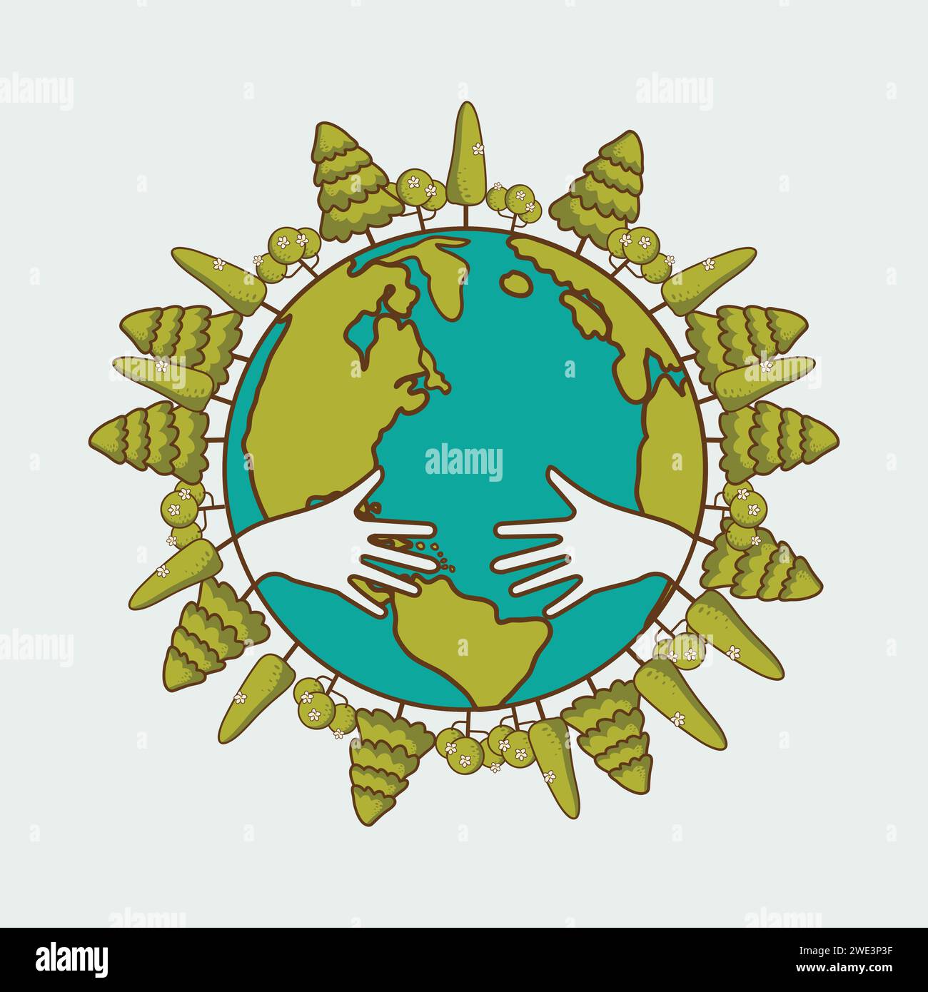 Earth Day April 22 with globe cute character.Earth Day campaign idea ...