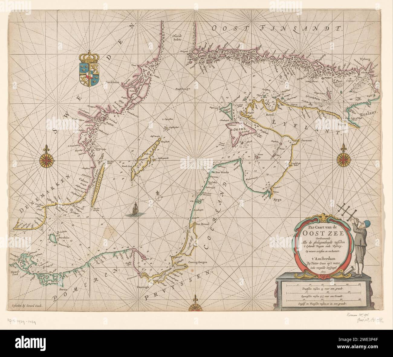 Oceanographic Map Baltic Sea OS Bathymetric Properties Of The Baltic