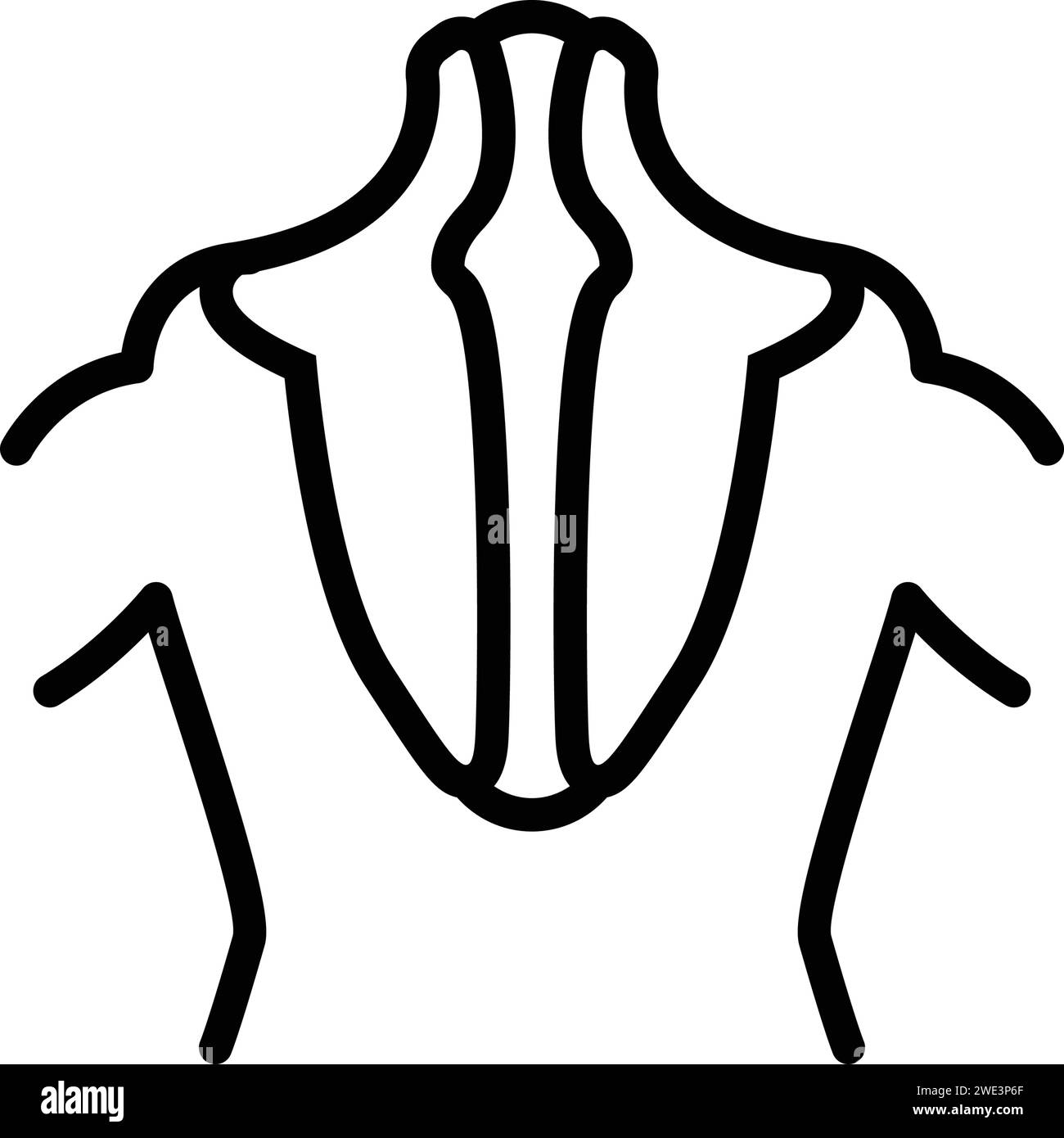 Icon for trapezius,biceps Stock Vector Image & Art - Alamy