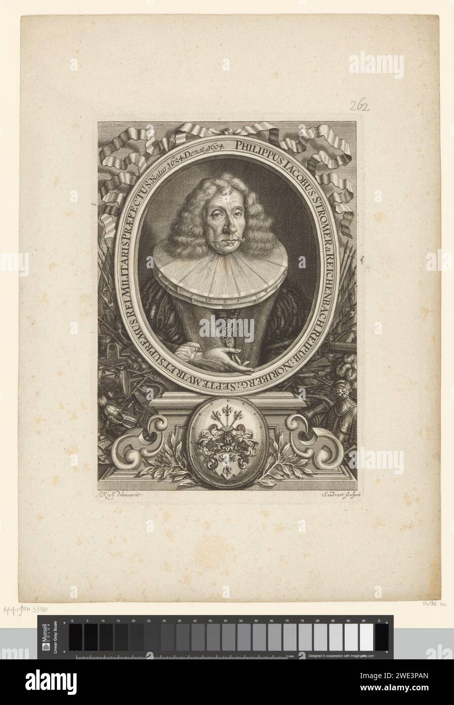PortraT van Philipp Jacob Stromer von Reichenbach, Jakob von Sandrart ...