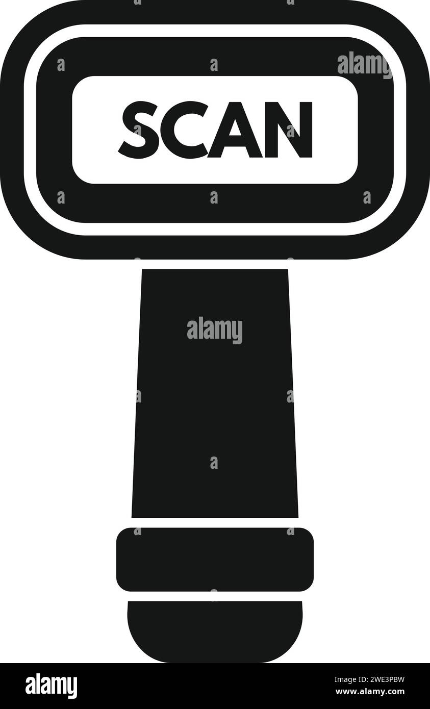 Face scanning screen Black and White Stock Photos & Images - Alamy