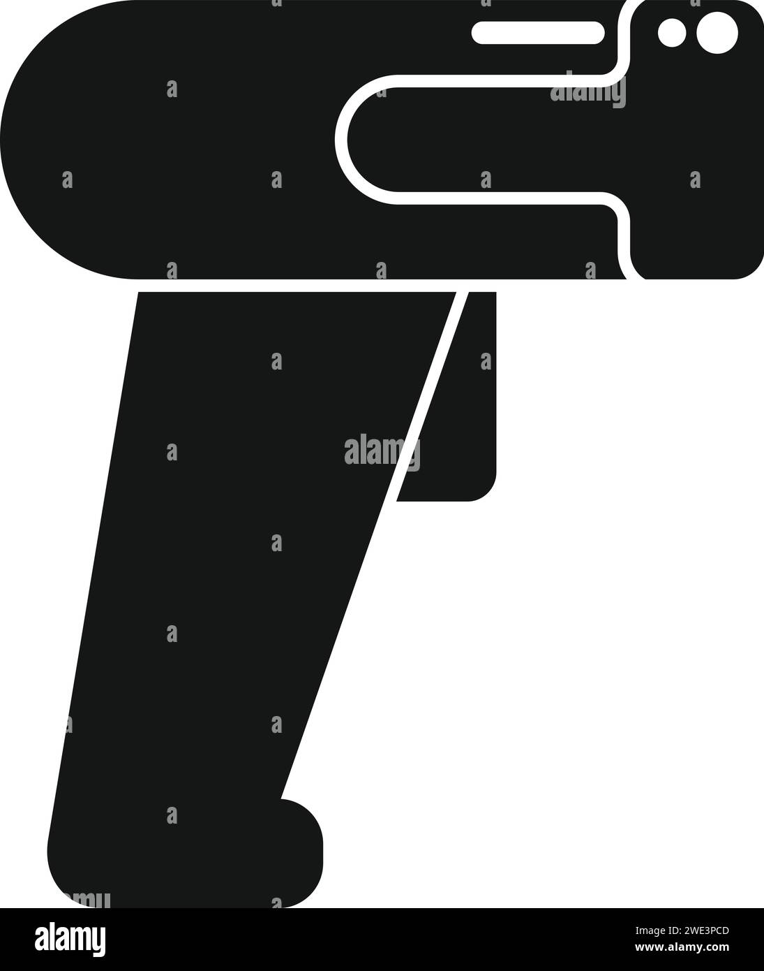 Handle scanner smart icon simple vector. Sign design city. Device ...