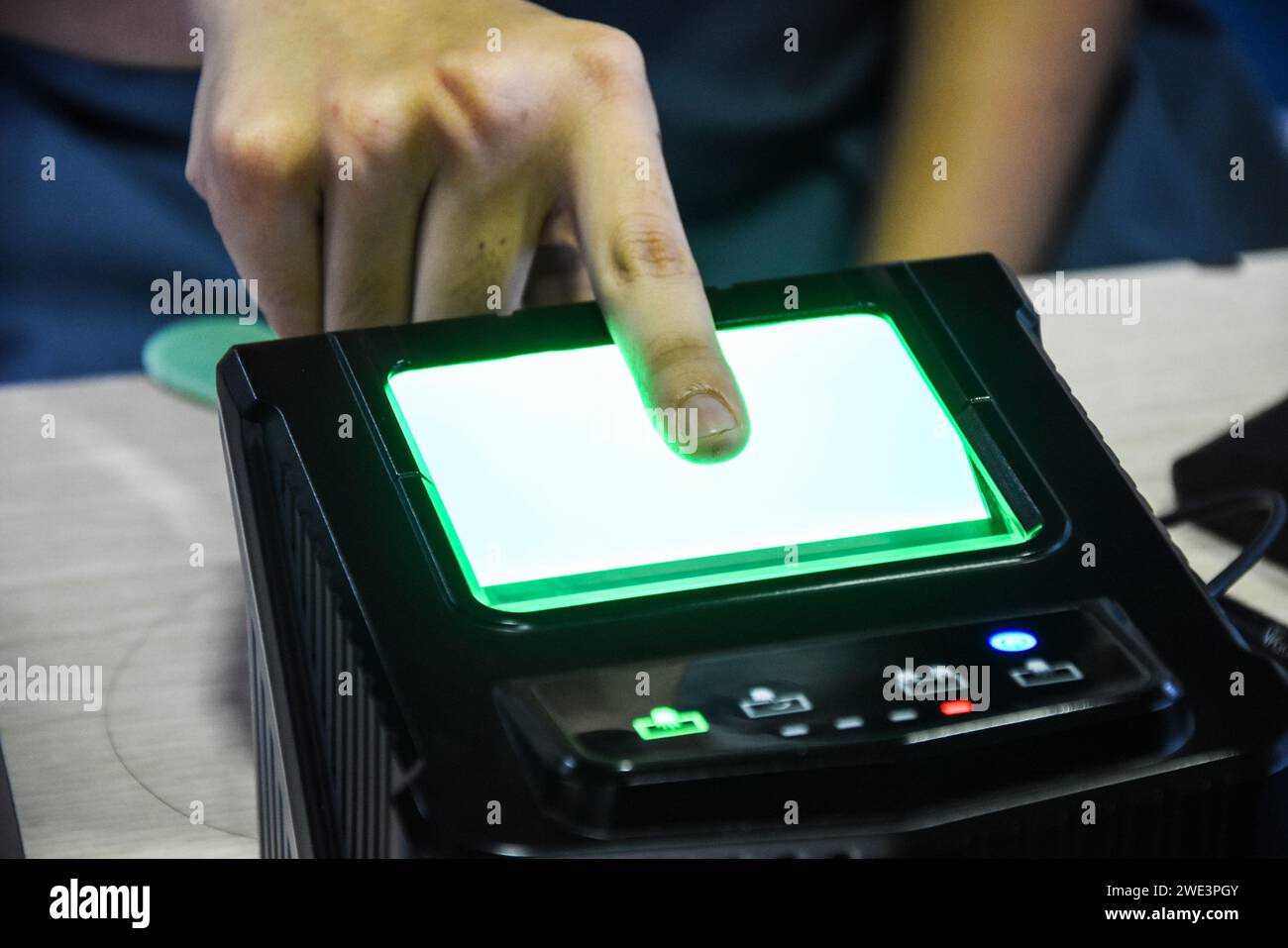 Bandung, West Java, Indonesia. 23rd Jan, 2024. A high school student ...