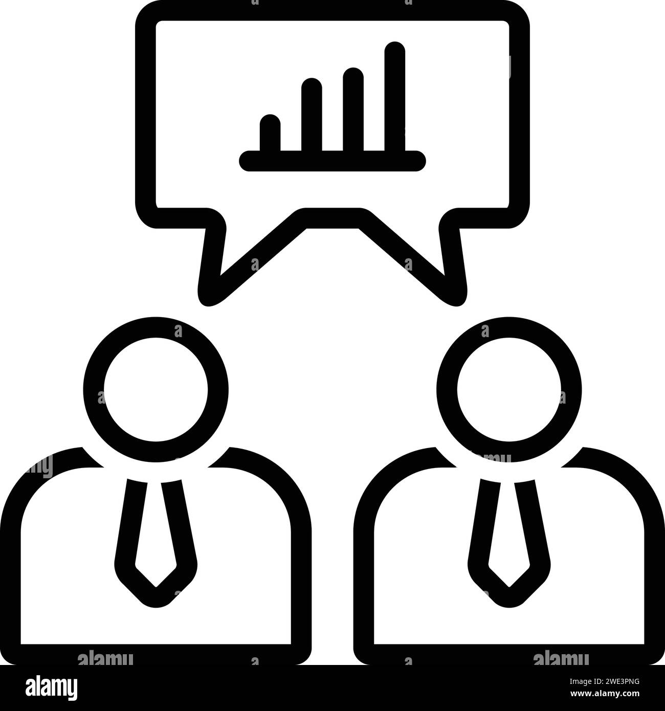 Icon for businessman talking about data analysis,analytics Stock Vector ... Icon for businessman talking about data analysis,analytics Stock Vector ...