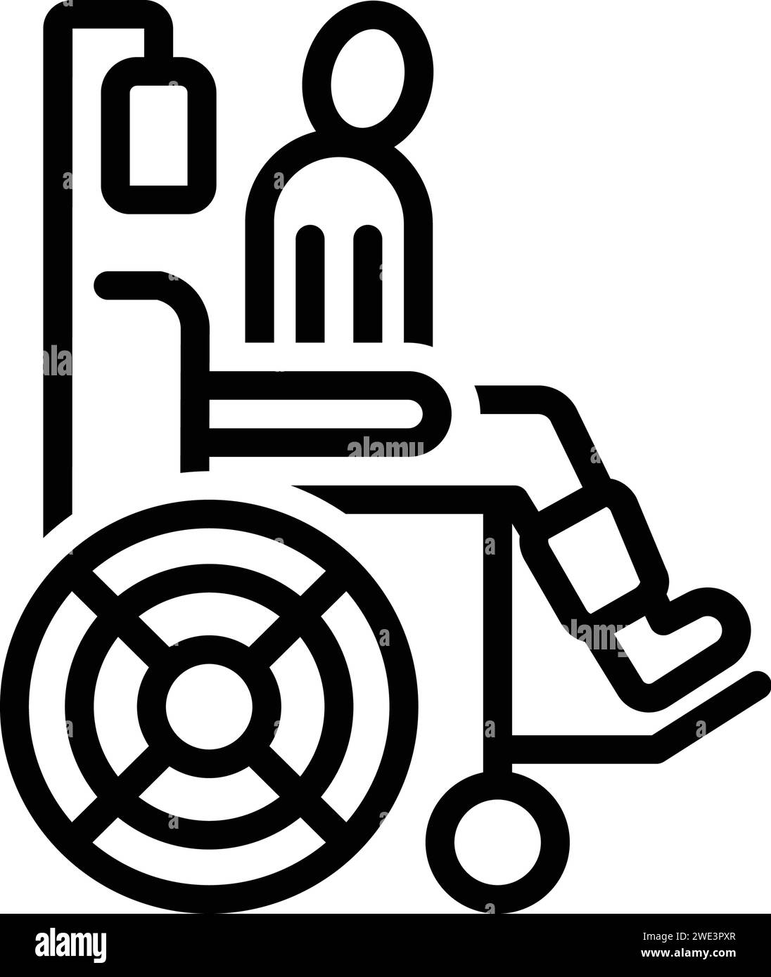 Icon for patient,wheelchair Stock Vector Image & Art - Alamy