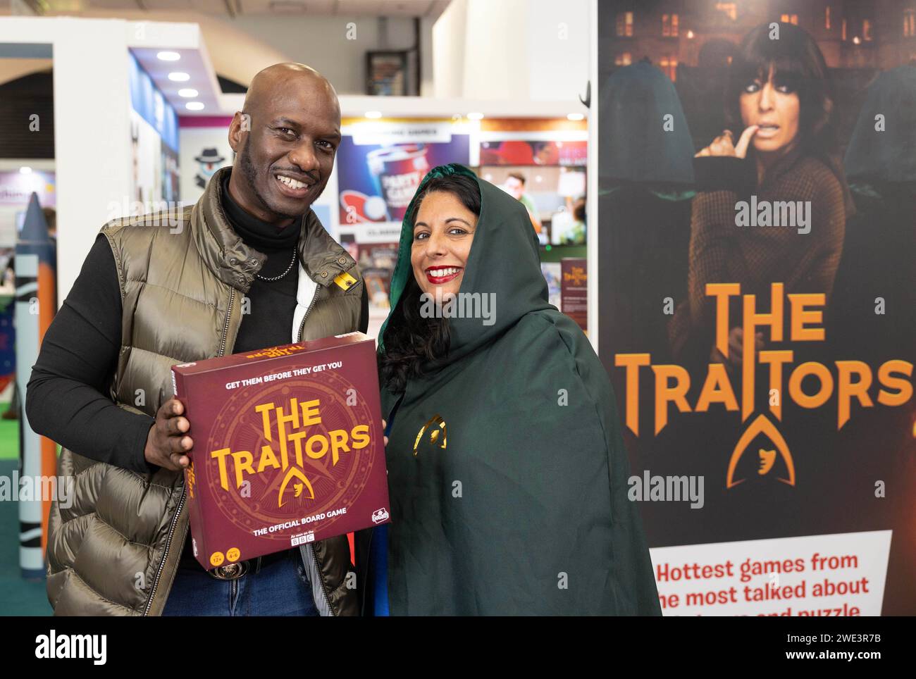EDITORIAL USE ONLY Anthony Mathurin (left) and Ash Bibi from the ...