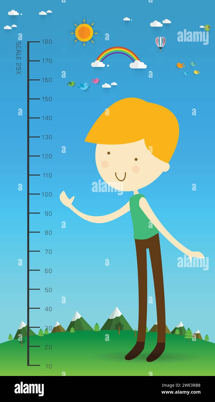 Wall measurement Stock Vector Images - Alamy