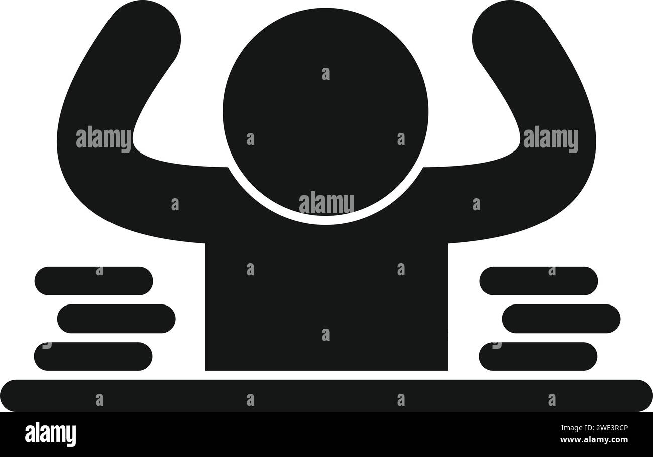 Day office desk icon simple vector. Work ready active. Desk office ...