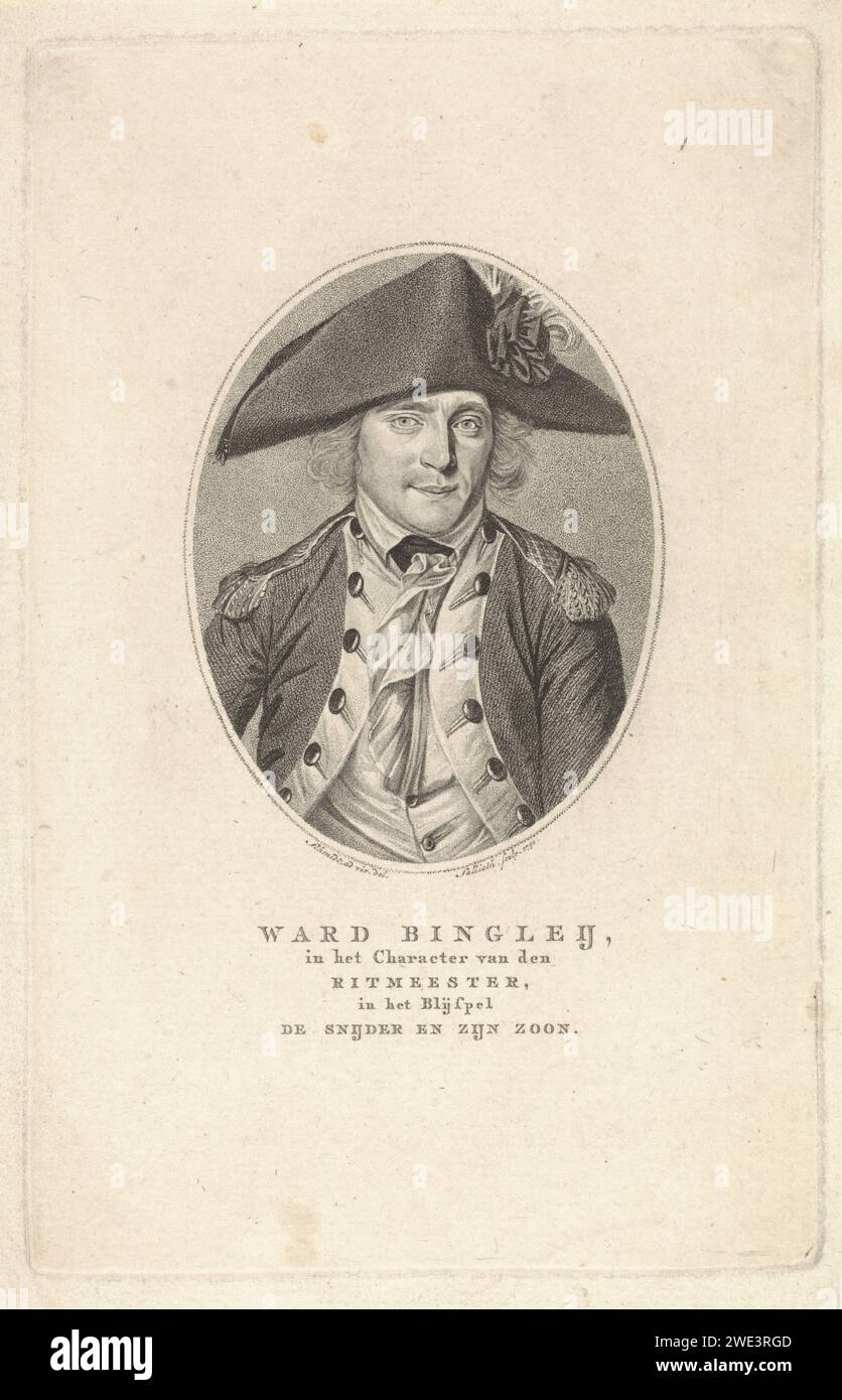 Portrait of Ward Bingley, Mathias de Sallieth, after Schmidt (engraver ...