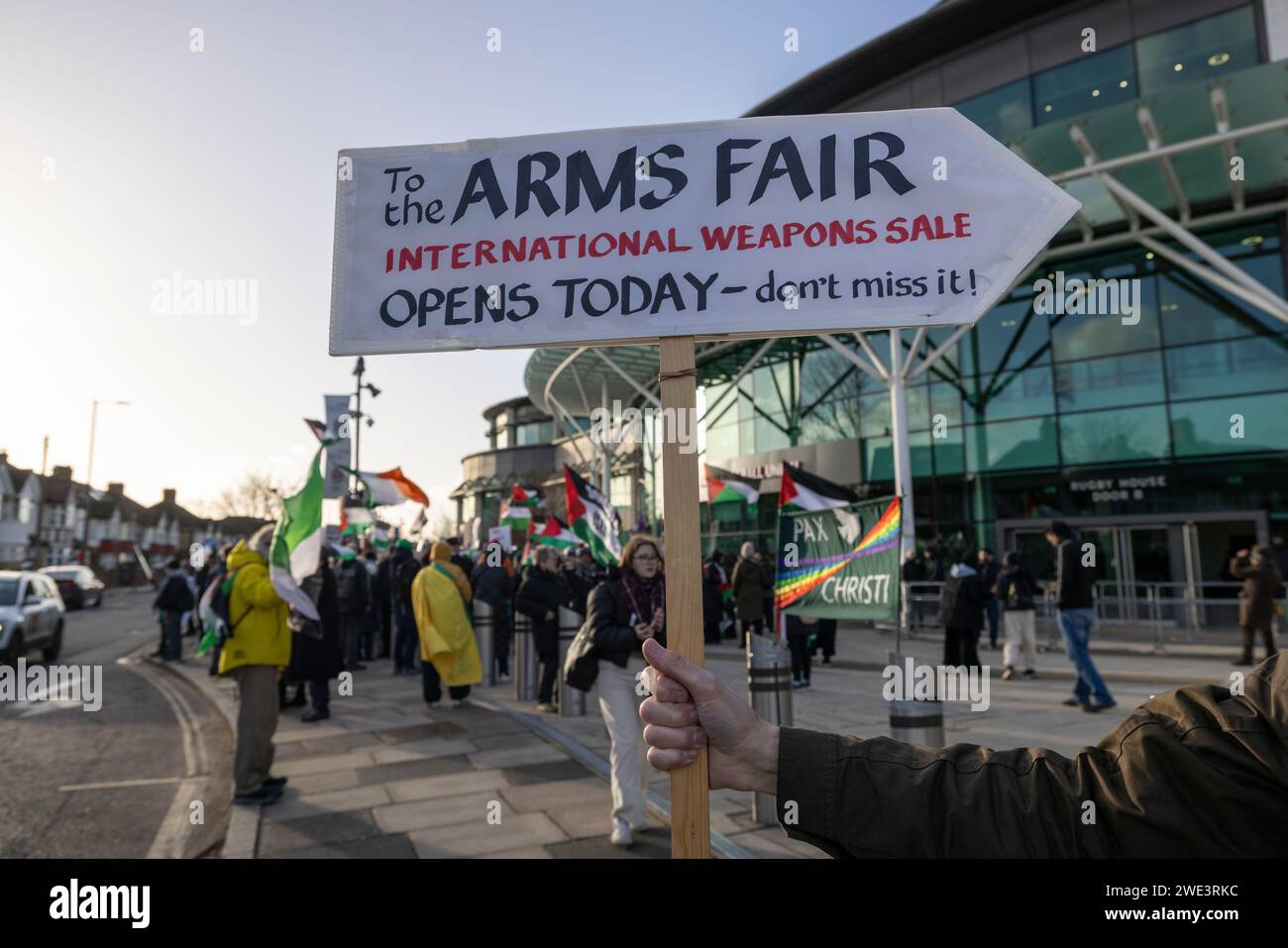 Pro-Palestine protesters PALESTINE ACTION take part in a demonstrations ...