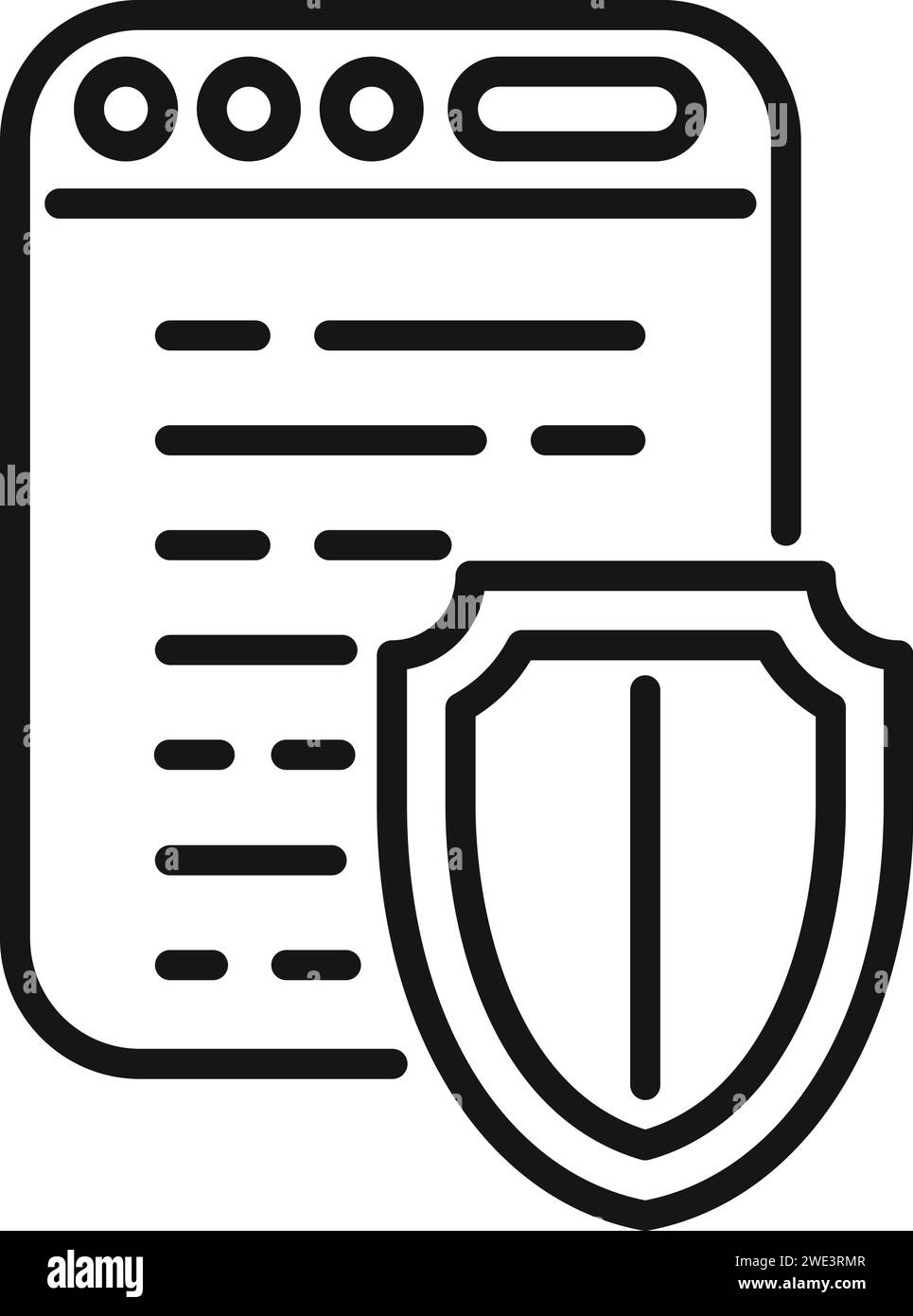 Data surf detect icon outline vector. Key use private. Management rules ...