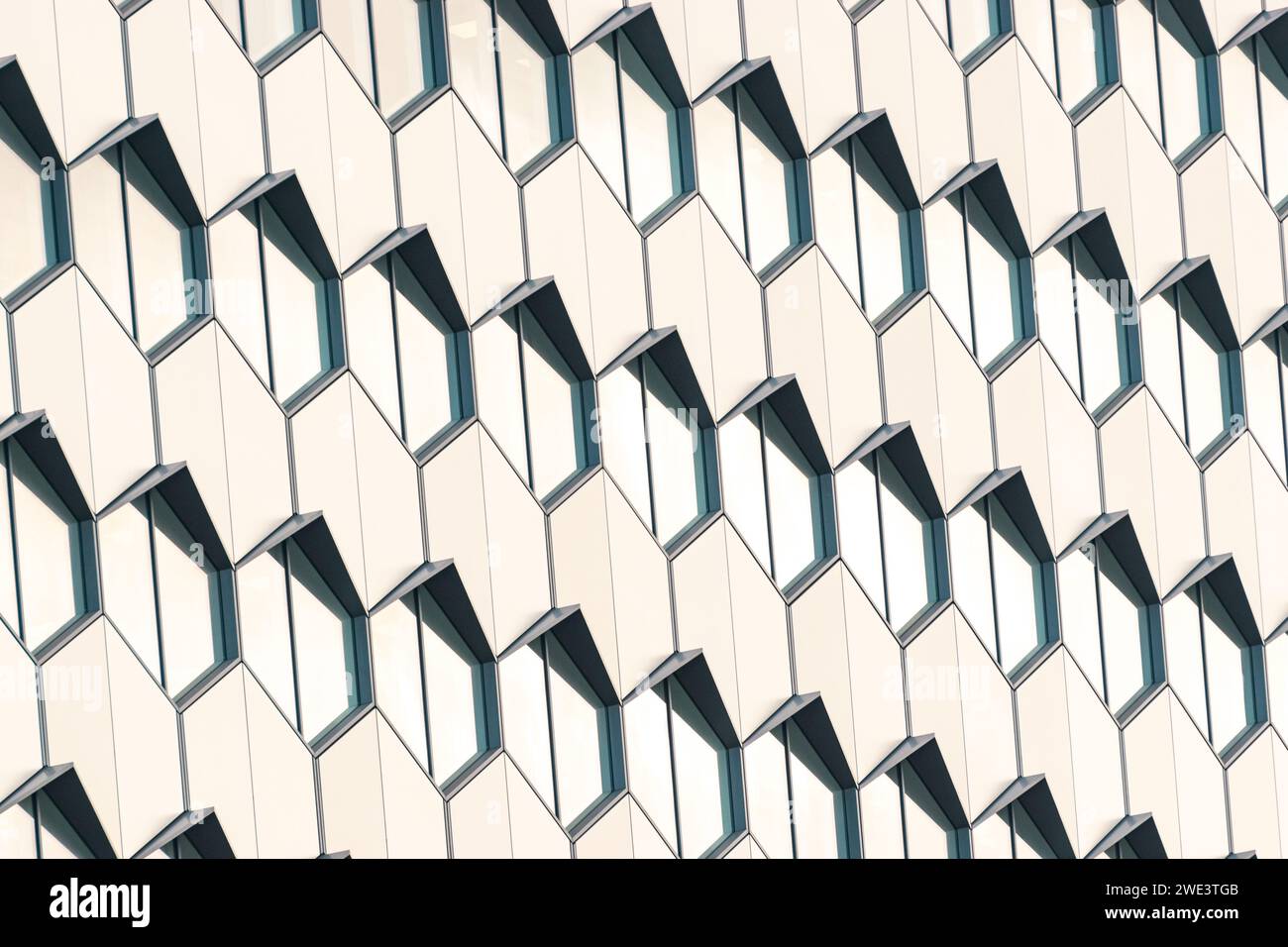 Detail of office block in Birmingham England Stock Photo - Alamy