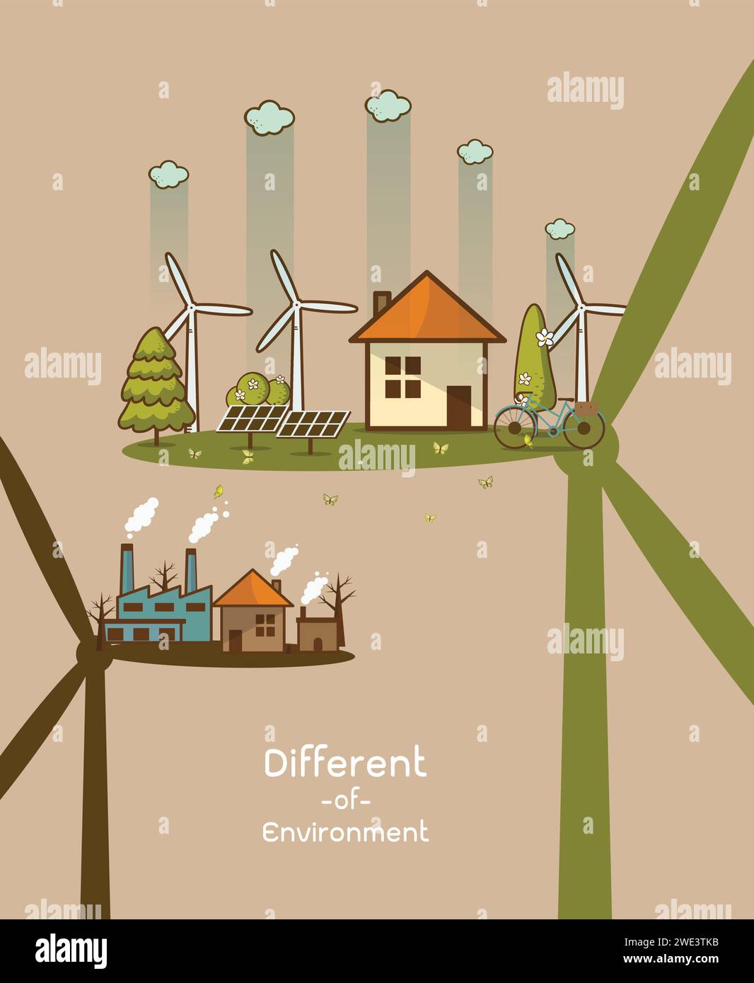 Preservation of forest Stock Vector Images - Alamy