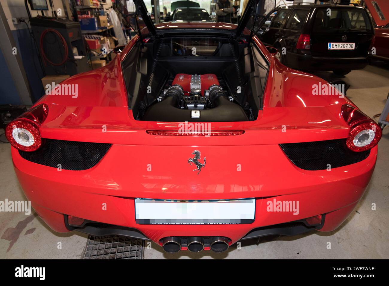 ferrari as a car brand or automotive brand in transport and mobility ...