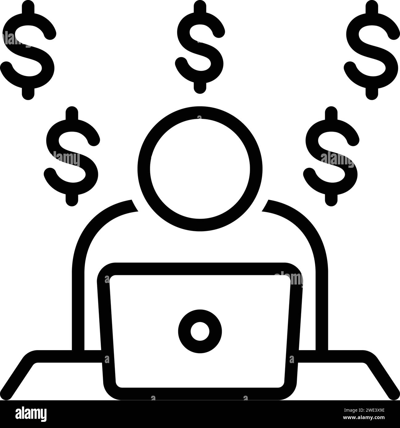 Making laptop Black and White Stock Photos & Images - Alamy