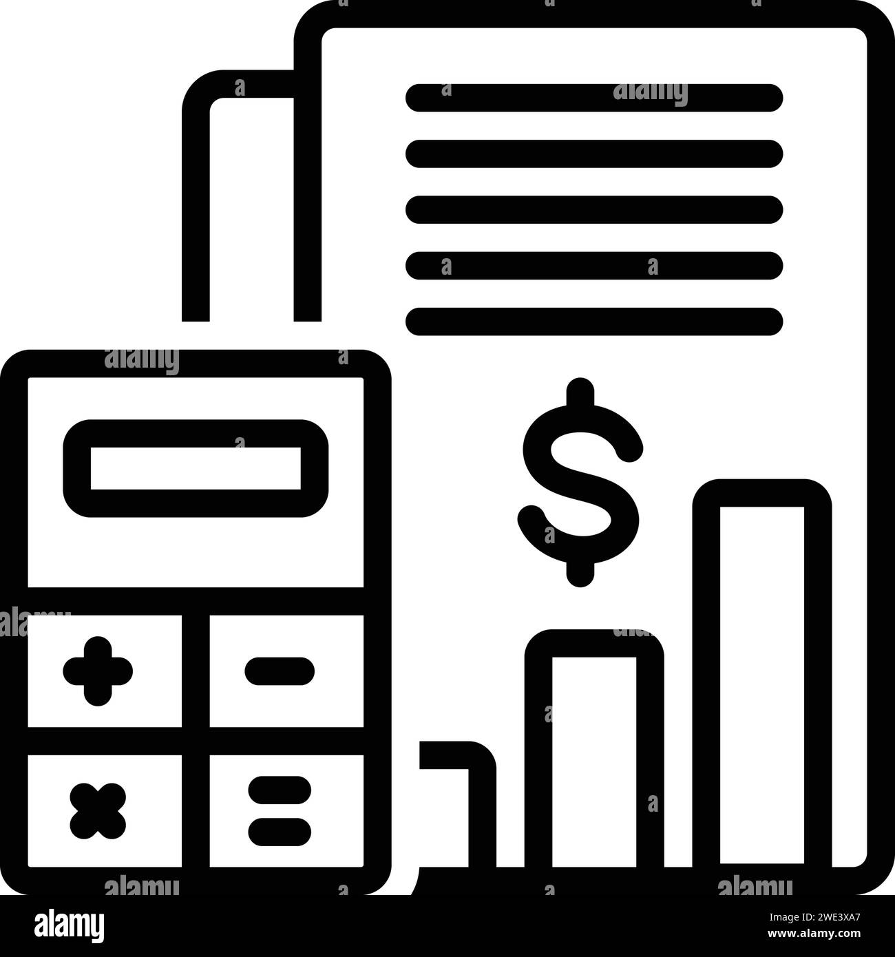 Budget management calculator Black and White Stock Photos & Images - Alamy