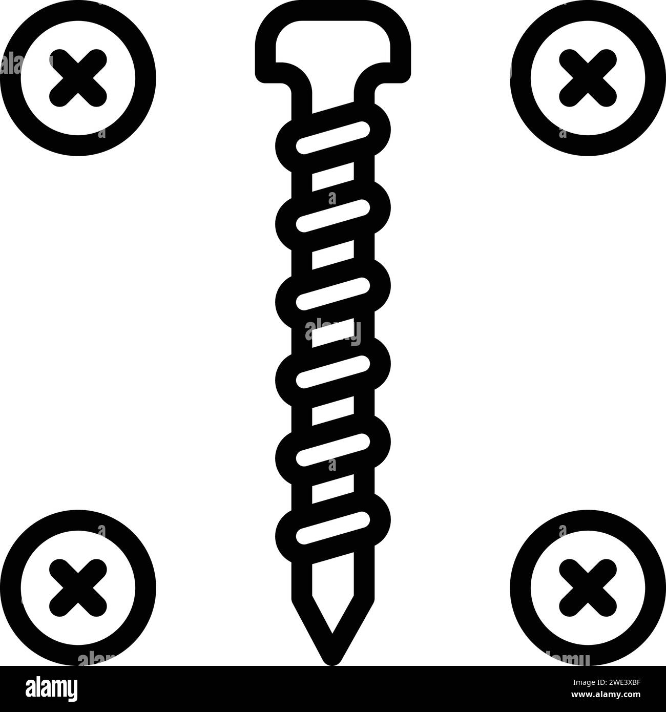 Screw hardware hi-res stock photography and images - Alamy