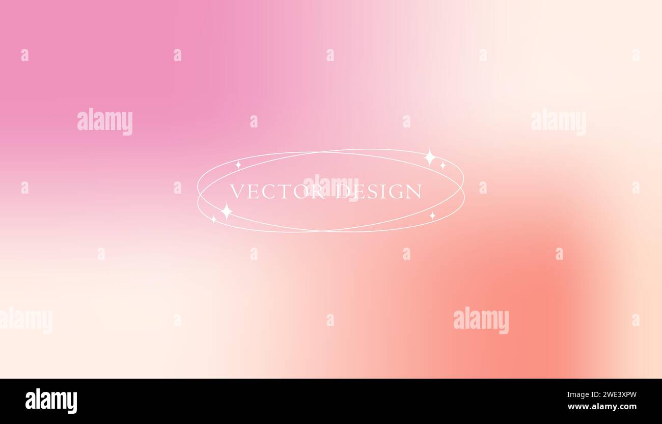 Retro gradient background. Minimalist vector illustration. Soft blur ...