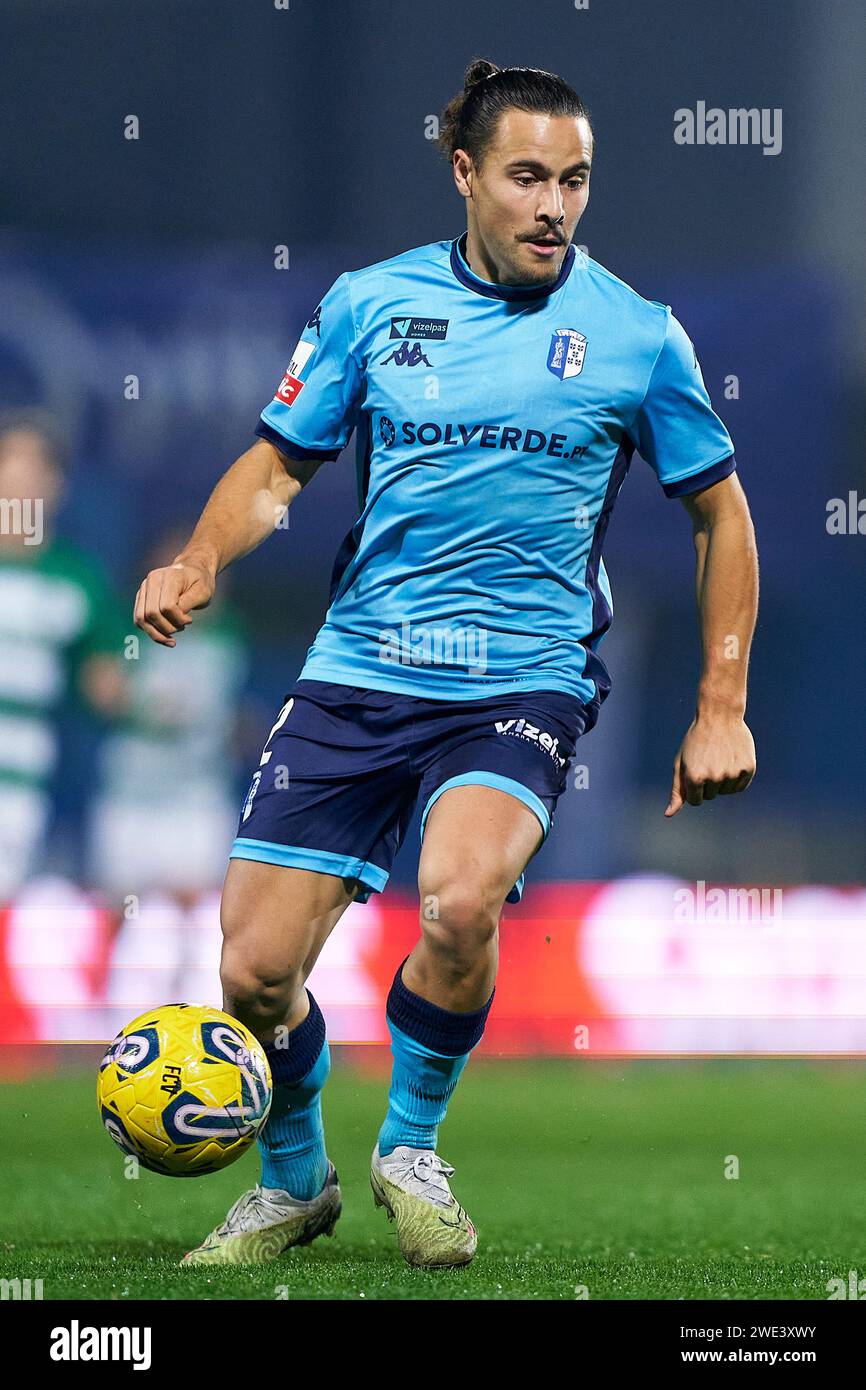 Hugo Oliveira of FC Vizela in action during the Liga Portugal Betclic ...