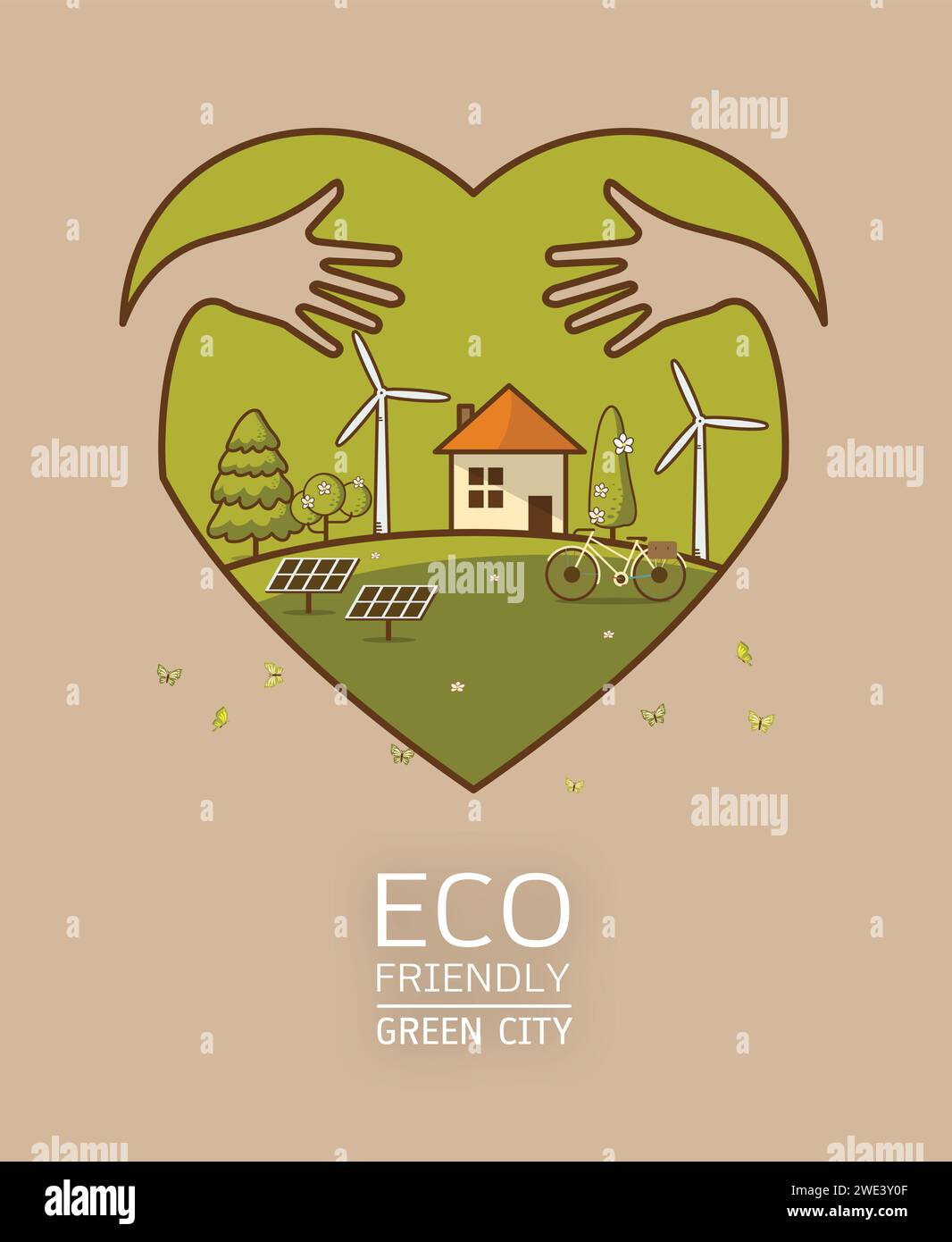 Concept clean energy in Stock Vector Images - Alamy