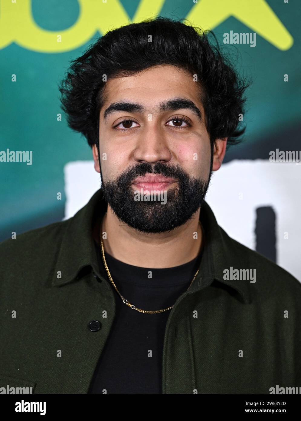 London, UK. January 23rd, 2024. Maanuv Thiara at the ITV1 and ITVX ...