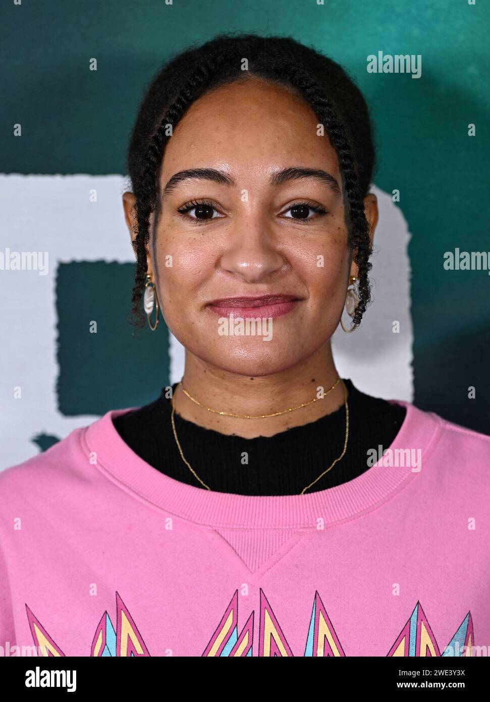 London, UK. January 23rd, 2024. Natalie Simpson at the ITV1 and ITVX ...