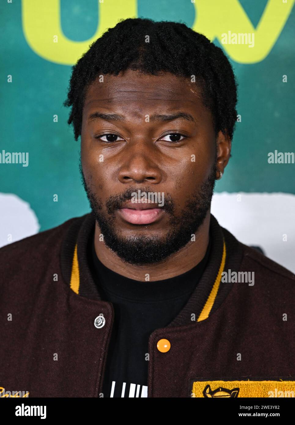 London, UK. January 23rd, 2024. Eric Shango at the ITV1 and ITVX ...