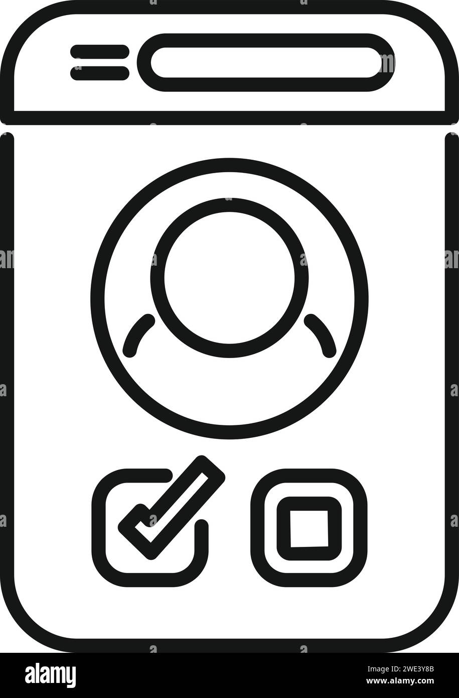 Lead new candidate icon outline vector. Work man team. Portfolio ...