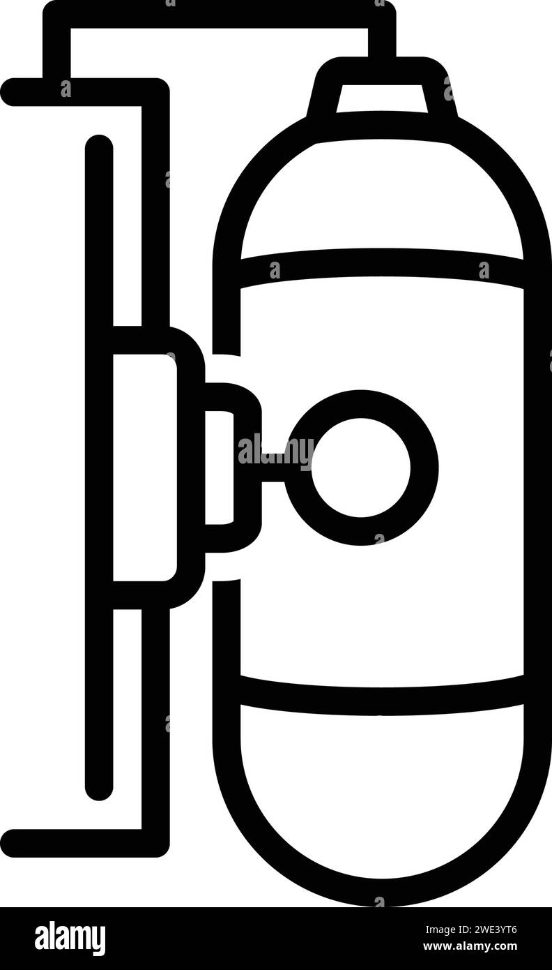 Propane tank icon gas Black and White Stock Photos & Images - Alamy