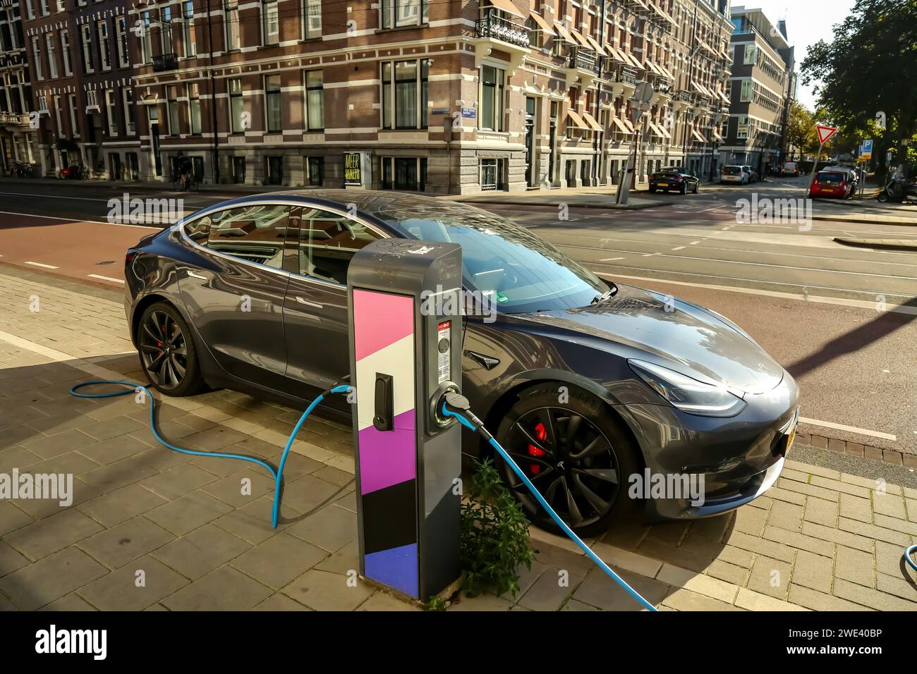 Electrify Your Drive: A Visual Ode to Electric Vehicle Elegance Stock ...