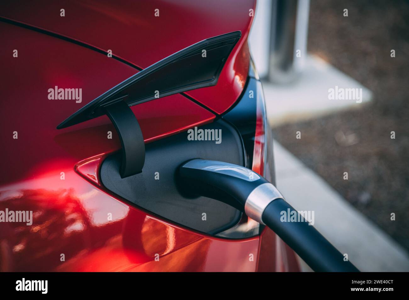 Electrify Your Drive: A Visual Ode to Electric Vehicle Elegance Stock ...