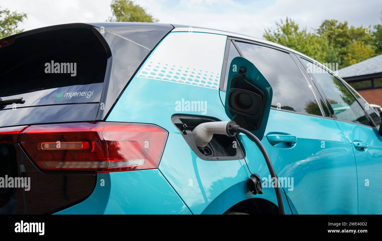 Electrify Your Drive: A Visual Ode to Electric Vehicle Elegance Stock ...