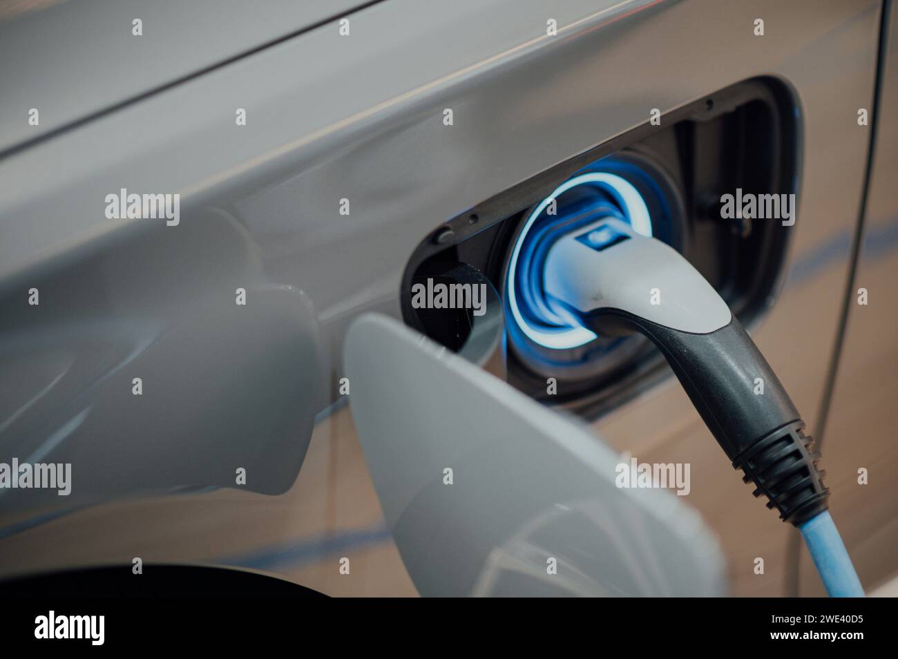 Electrify Your Drive: A Visual Ode to Electric Vehicle Elegance Stock ...