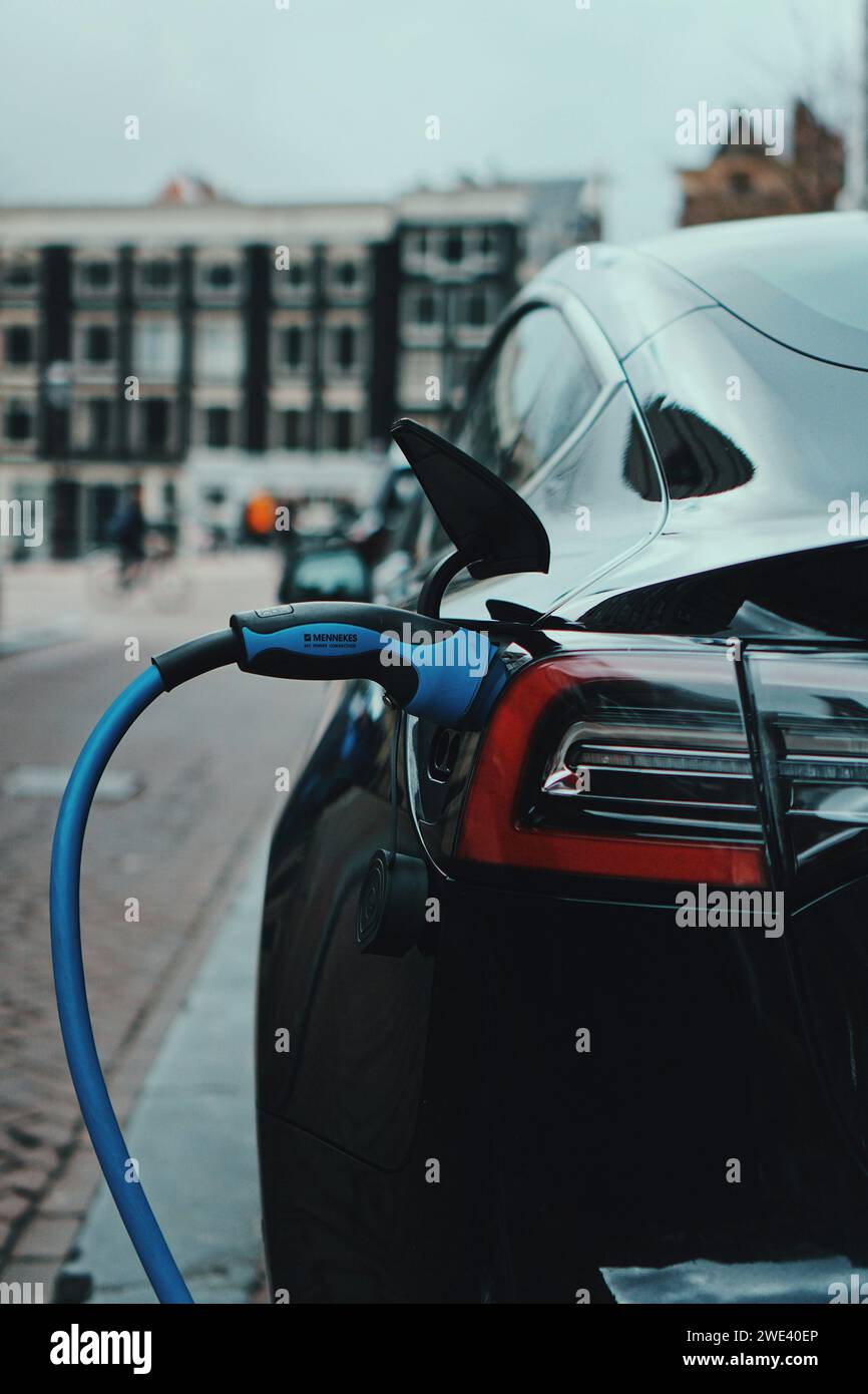Electrify Your Drive: A Visual Ode to Electric Vehicle Elegance Stock ...