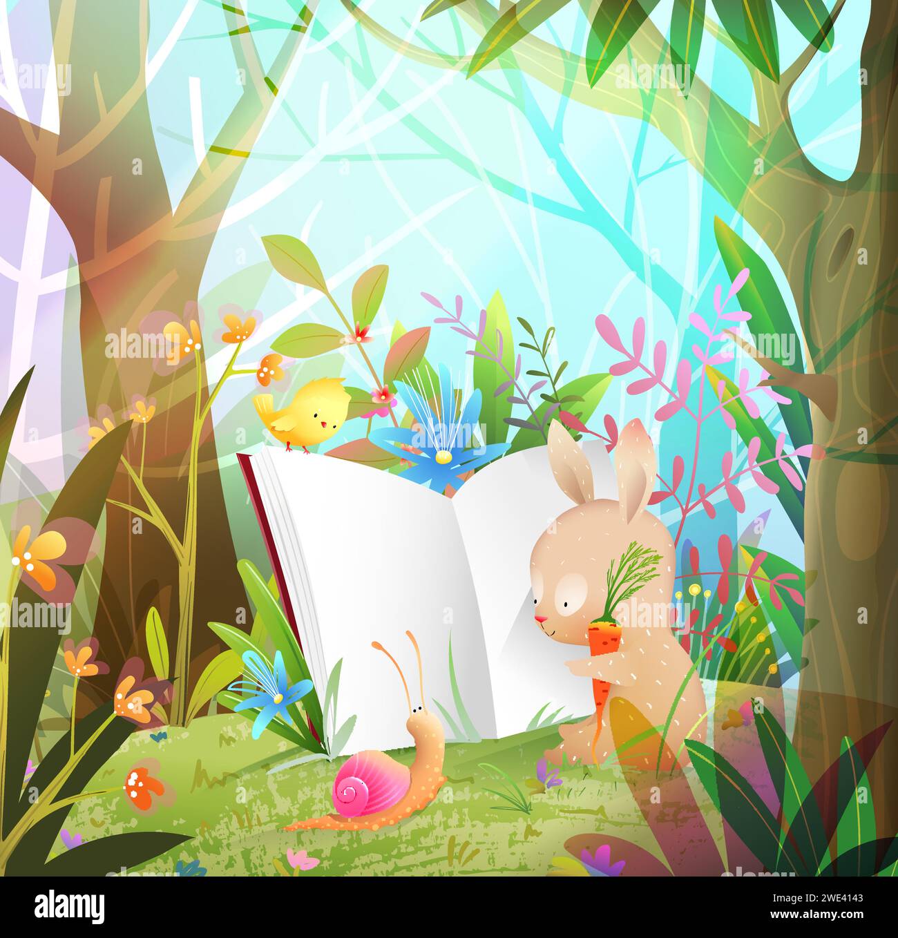 Bunny picture for book cover hi-res stock photography and images - Alamy